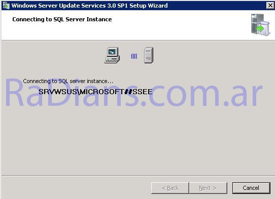 Implementando Windows Update Server SP1 {HOWTO} – RaDians.com.ar