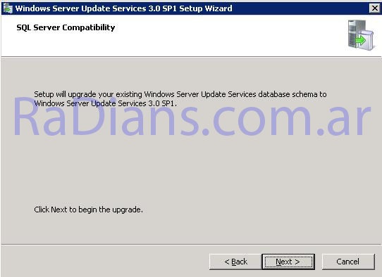 Implementando Windows Update Server SP1 {HOWTO} – RaDians.com.ar