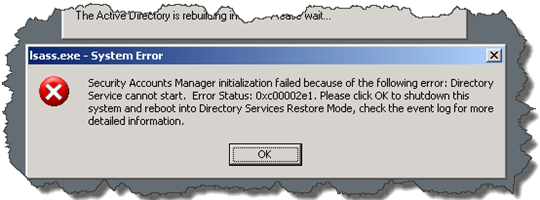 AD Troubleshooting: Restaurando la DB (ntds.dit) de Active Directory… Event Id: 454, 1003, 1168 ...