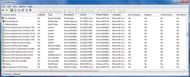 Administrando el contenido del menú contextual – RaDians.com.ar