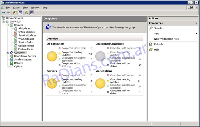 Implementando Windows Update Server SP1 {HOWTO} – RaDians.com.ar