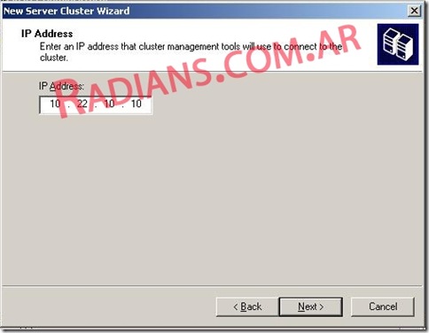 Implementando un Cluster con Windows Server 2003 {HOWTO – Install – Parte 1} – RaDians.com.ar