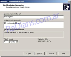 Instalar un certificado en Windows Server 2003 {HOWTO} – RaDians.com.ar